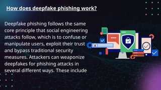 Deepfake Phishing: A New Frontier in Cyber Threats | PPTX