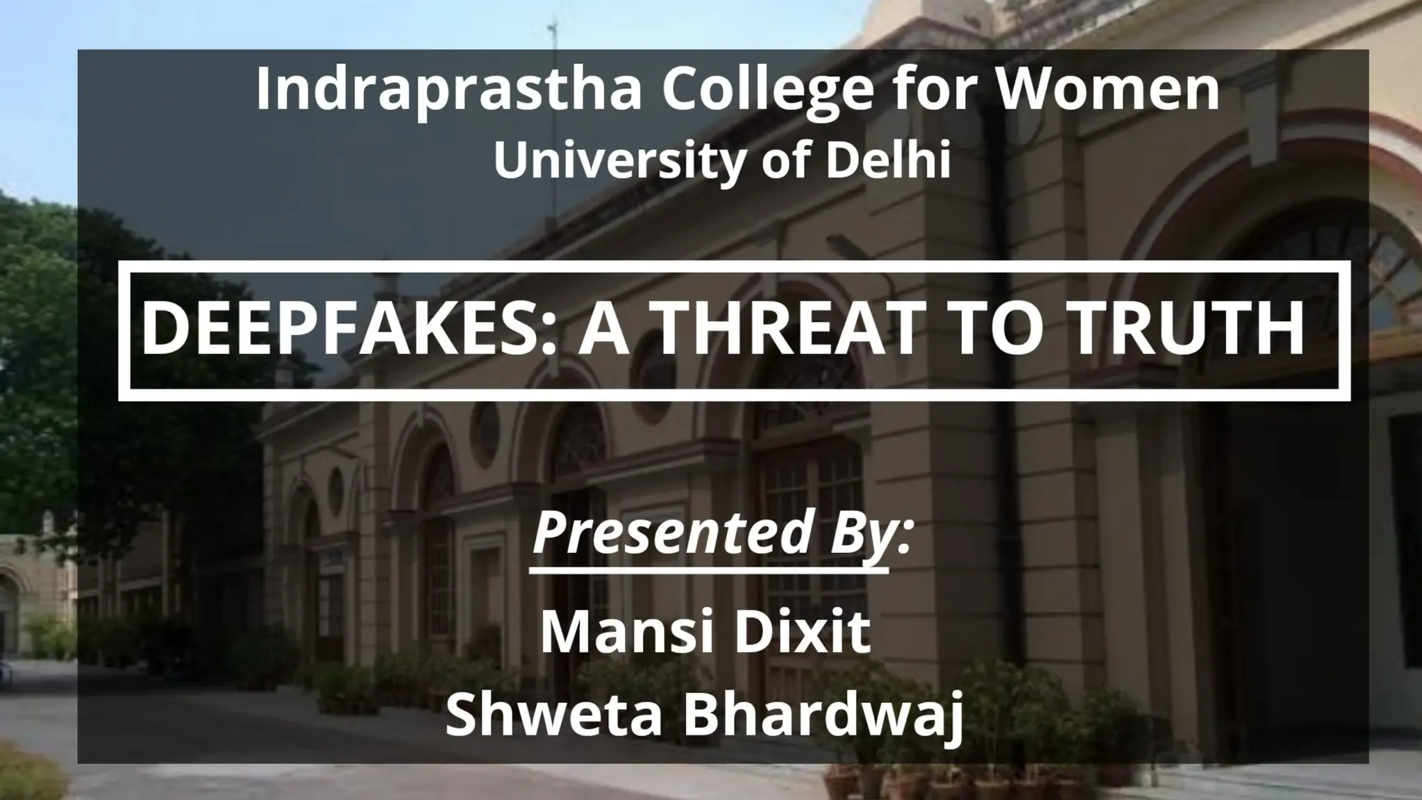 DeepFake ppt- detection system and ppt on deepfake media | PPTX