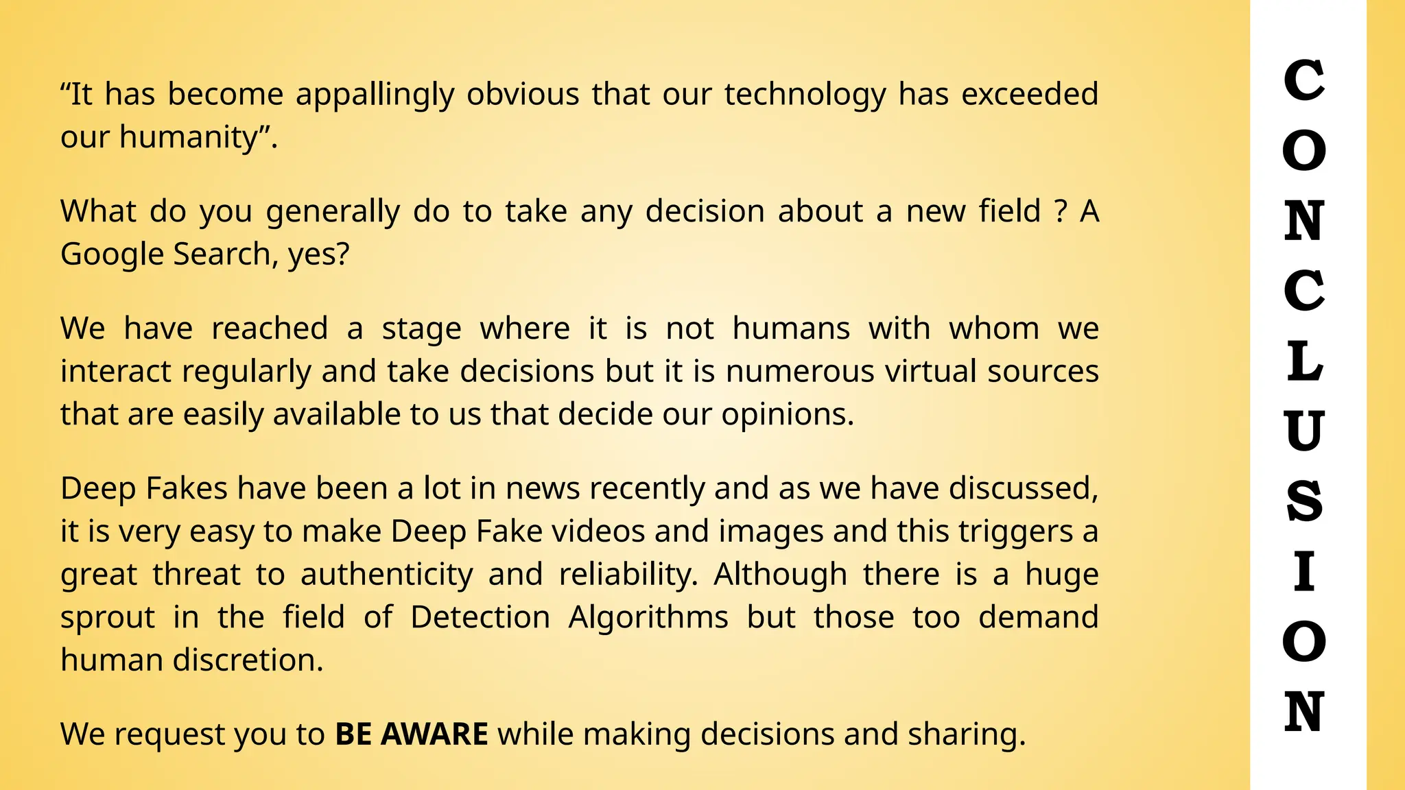 DeepFake ppt- detection system and ppt on deepfake media | PPTX