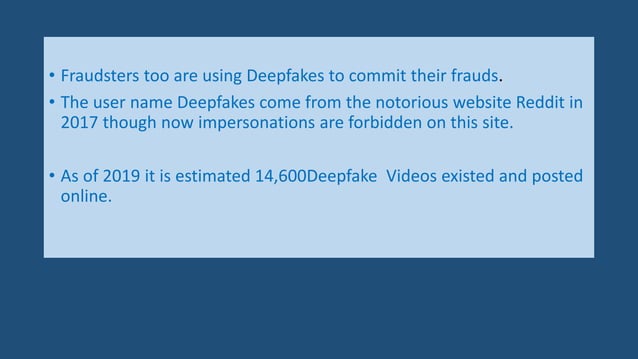 Deepfakes | PPTX