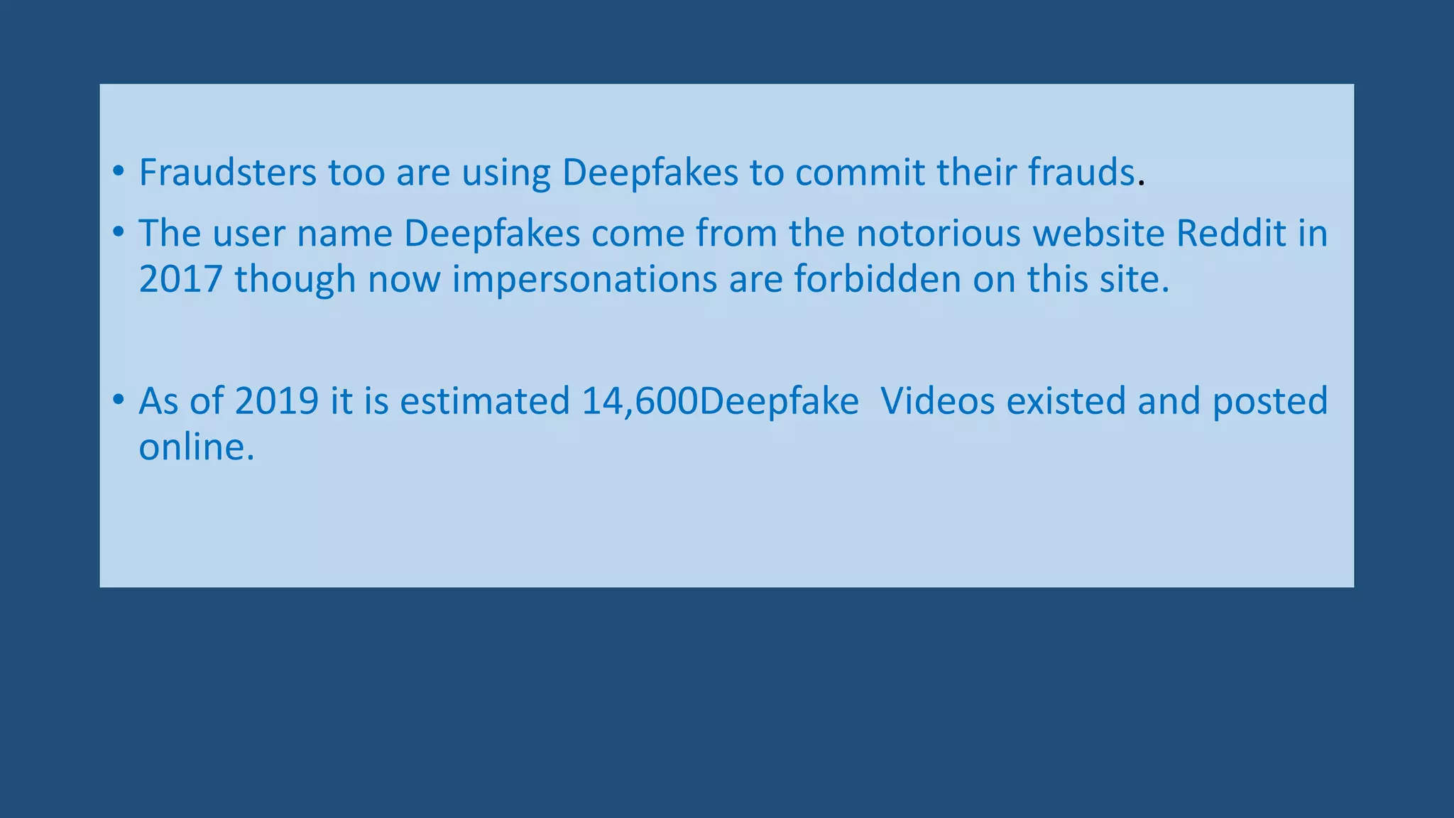 Deepfakes | PPTX
