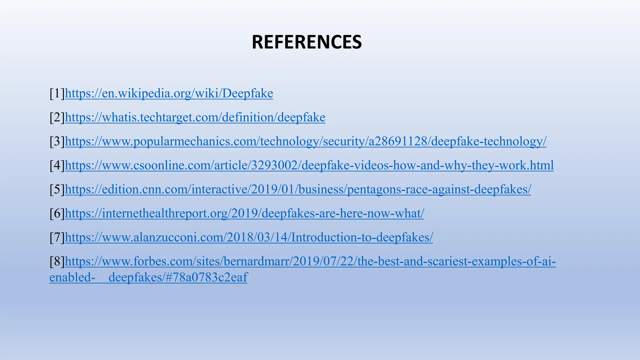 DeepFakes presentation : brief idea of DeepFakes | PPTX | 3-D Graphics | Computer Software and ...