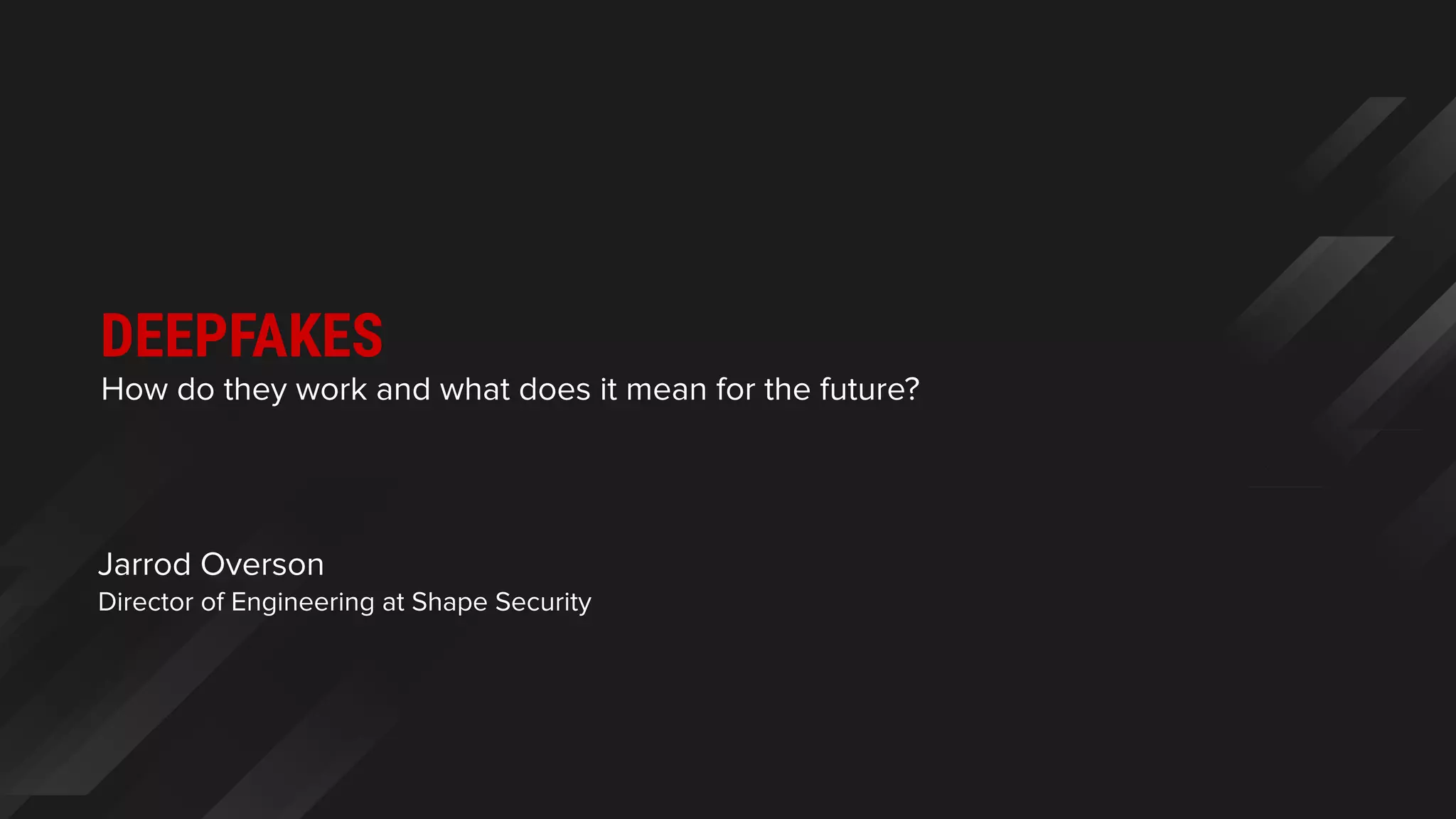 Deepfakes - How they work and what it means for the future | PDF