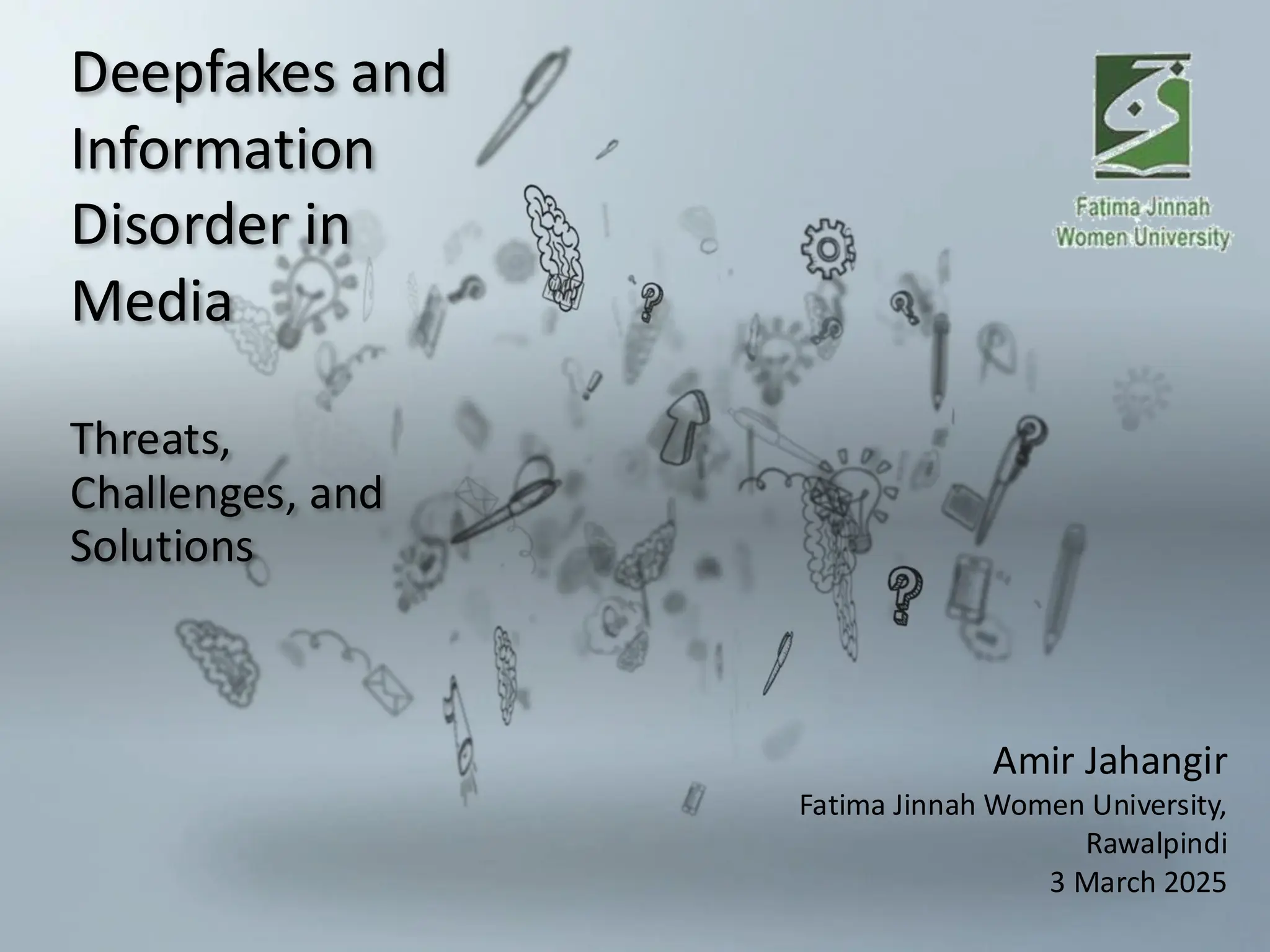 Deep Fakes and Information Disorder and the Future of Truth | PDF