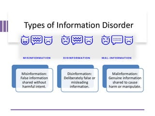 Deep Fakes and Information Disorder and the Future of Truth | PDF