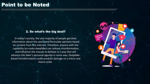 Deep Fakes Artificial Intelligence.pptx | Artificial Intelligence | Technology & Computing