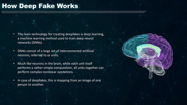 Deep Fakes Artificial Intelligence.pptx | Artificial Intelligence ...