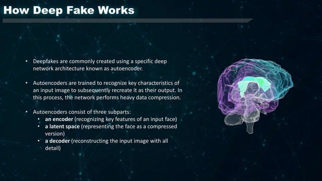 Deep Fakes Artificial Intelligence.pptx | Artificial Intelligence | Technology & Computing