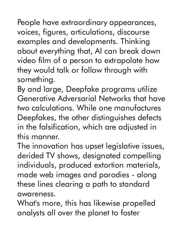 Deepfakes; the world of deception | PDF