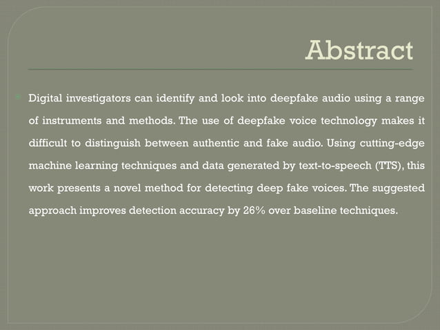 Deep Fake Voice Detection And Extraction Using Deep review 1.pptx