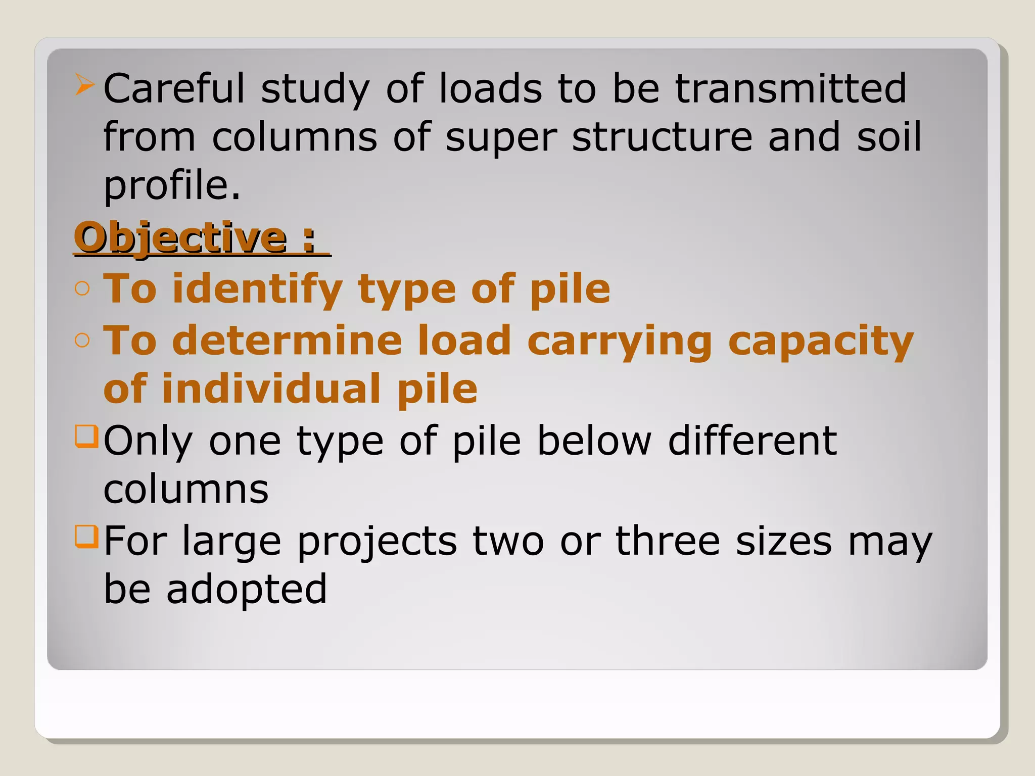 Deep foundation.types and design | PPT