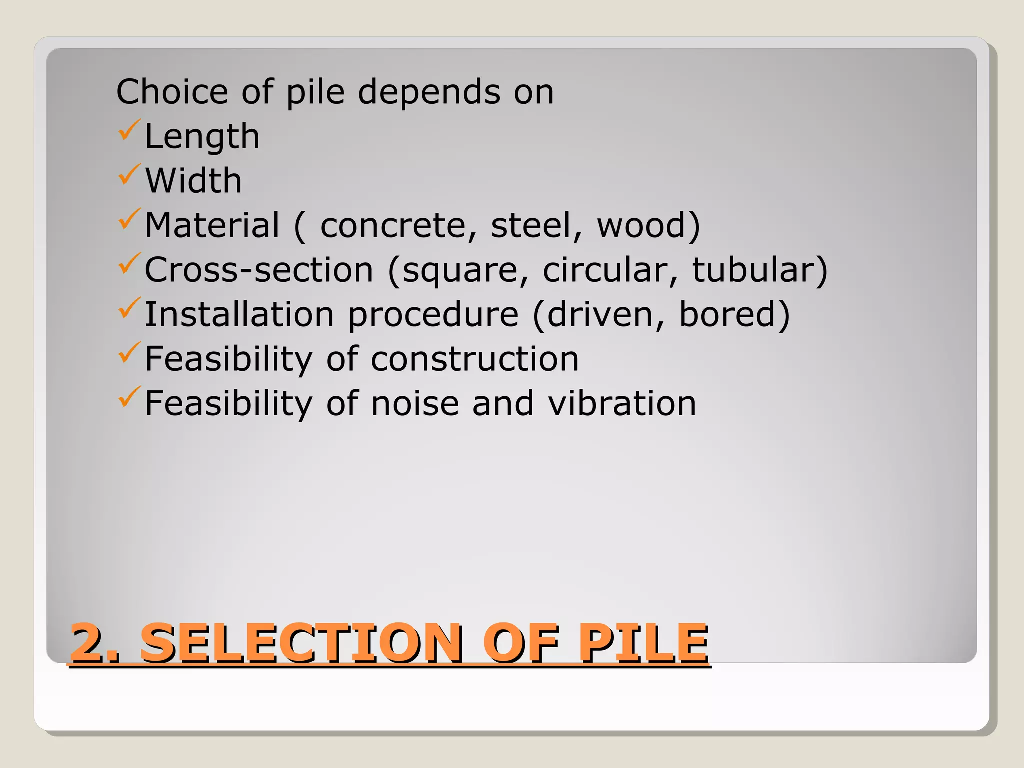 Deep foundation.types and design | PPT