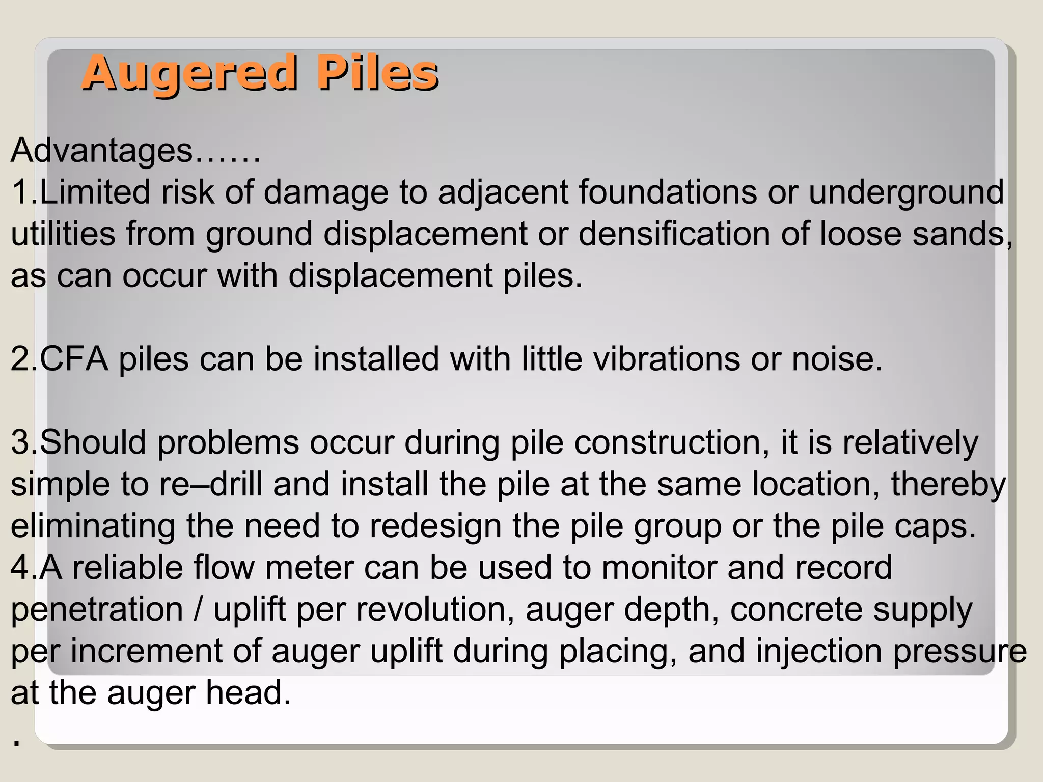Deep foundation.types and design | PPT
