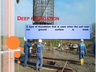 Deep foundation | PPTX