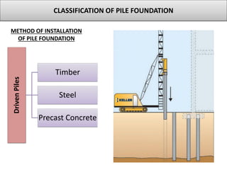 Deep foundation - pile foundation | PDF