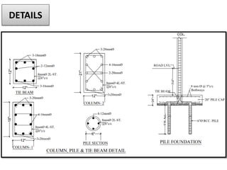 Pile Foundation Drawing