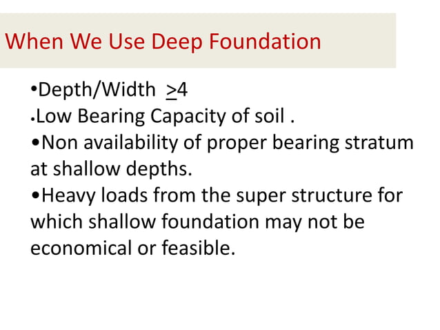 deep foundation.ppt