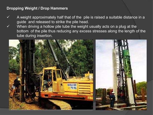 Deep foundation ppt my final tos work | PPT