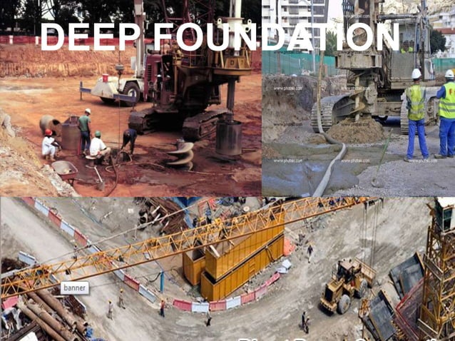 Deep foundation ppt my final tos work | PPT