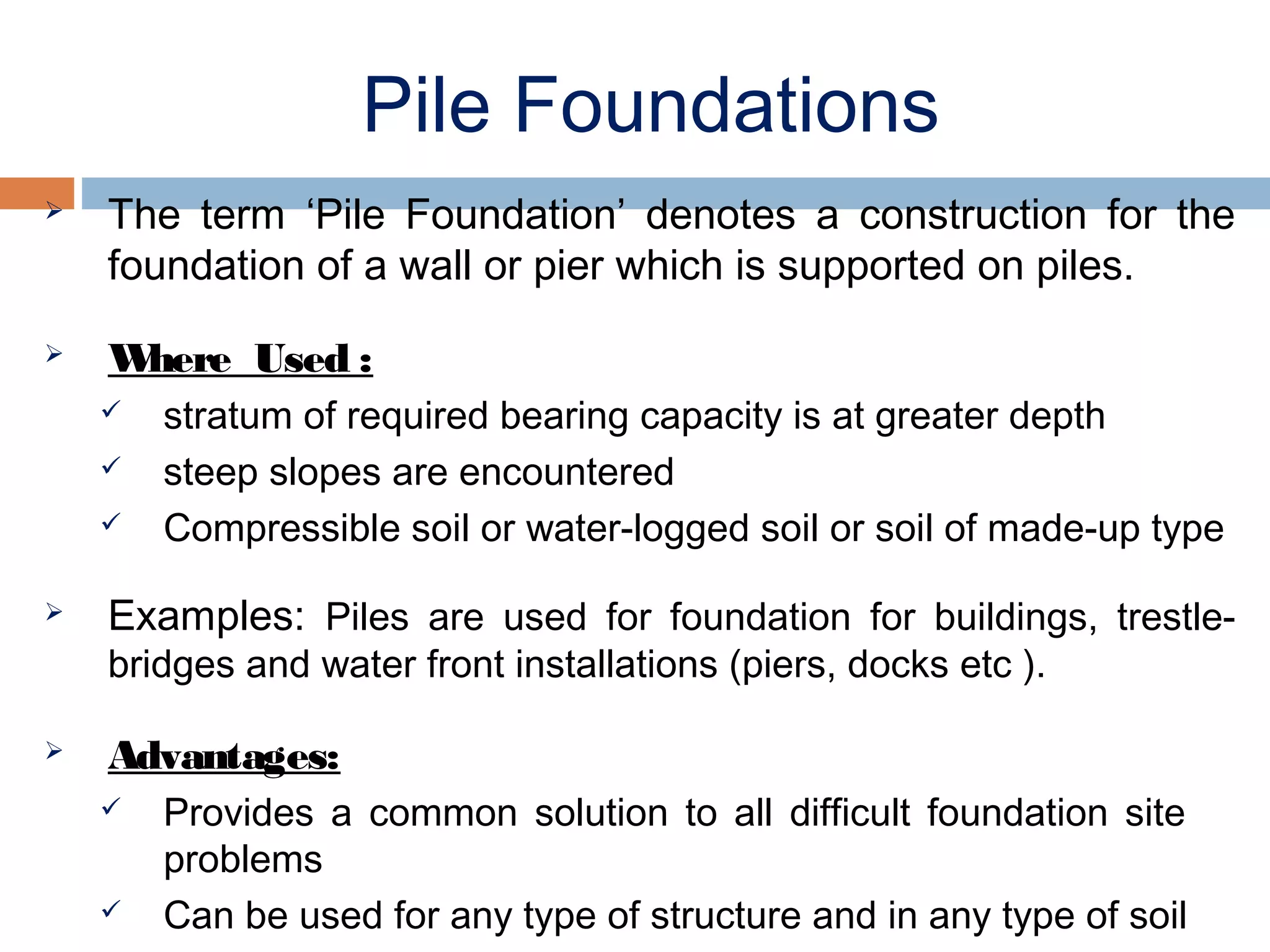 ALL ABOUT DEEP FOUNDATIONS | PPT