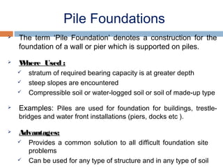 ALL ABOUT DEEP FOUNDATIONS | PPT