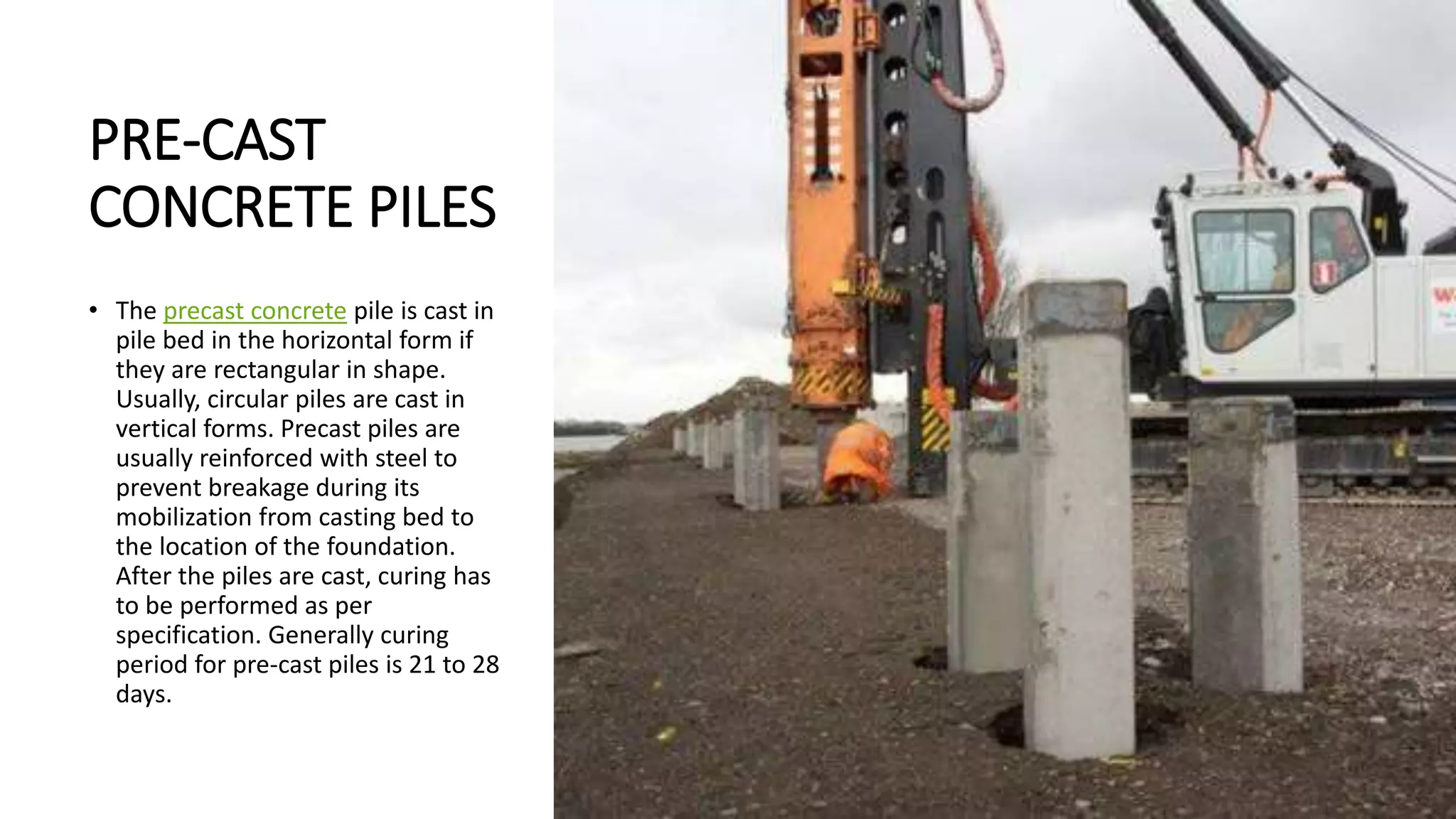 Pile foundations Case Study Delhi Metro Site Visit | PPTX