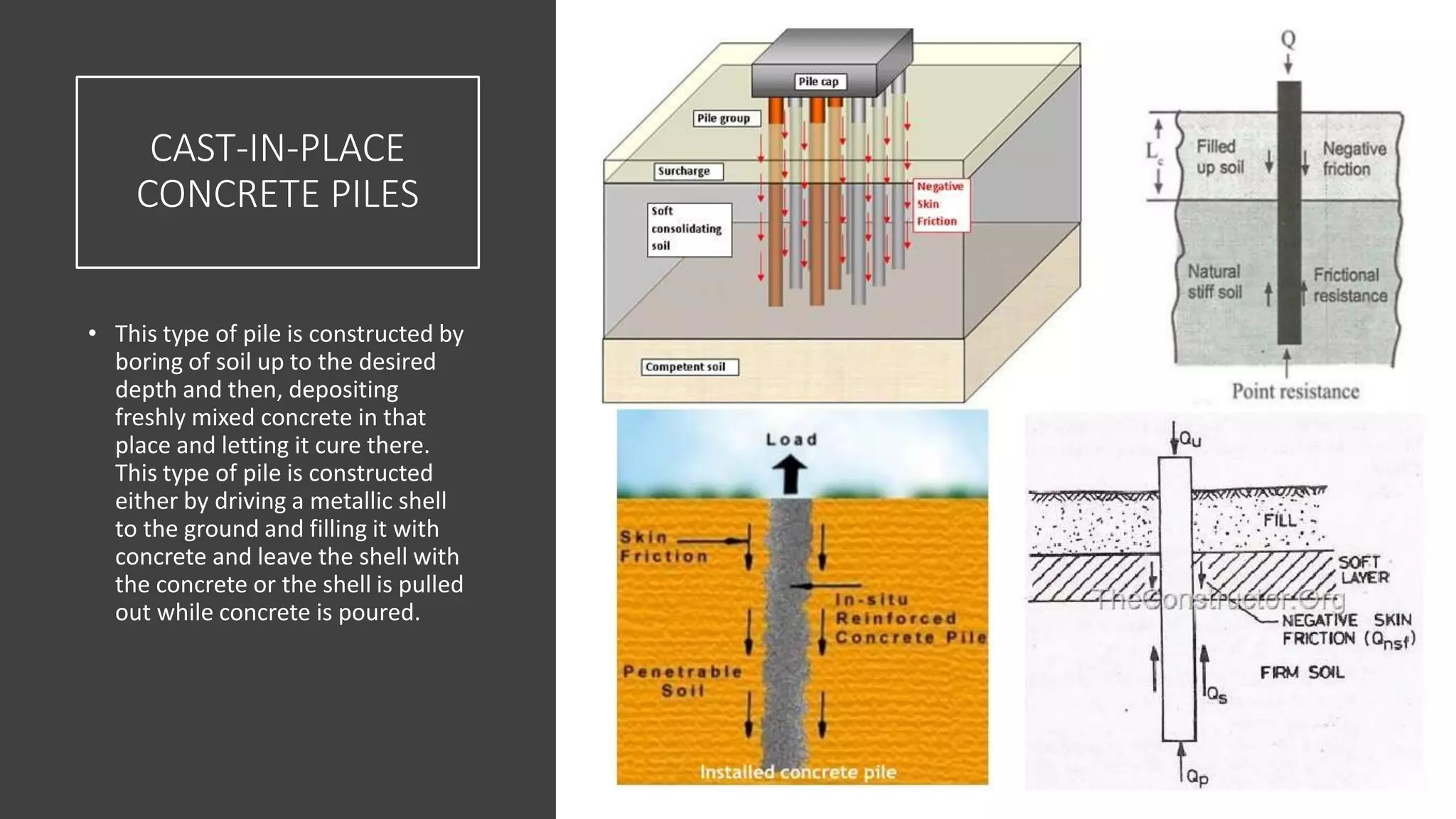Pile foundations Case Study Delhi Metro Site Visit | PPTX