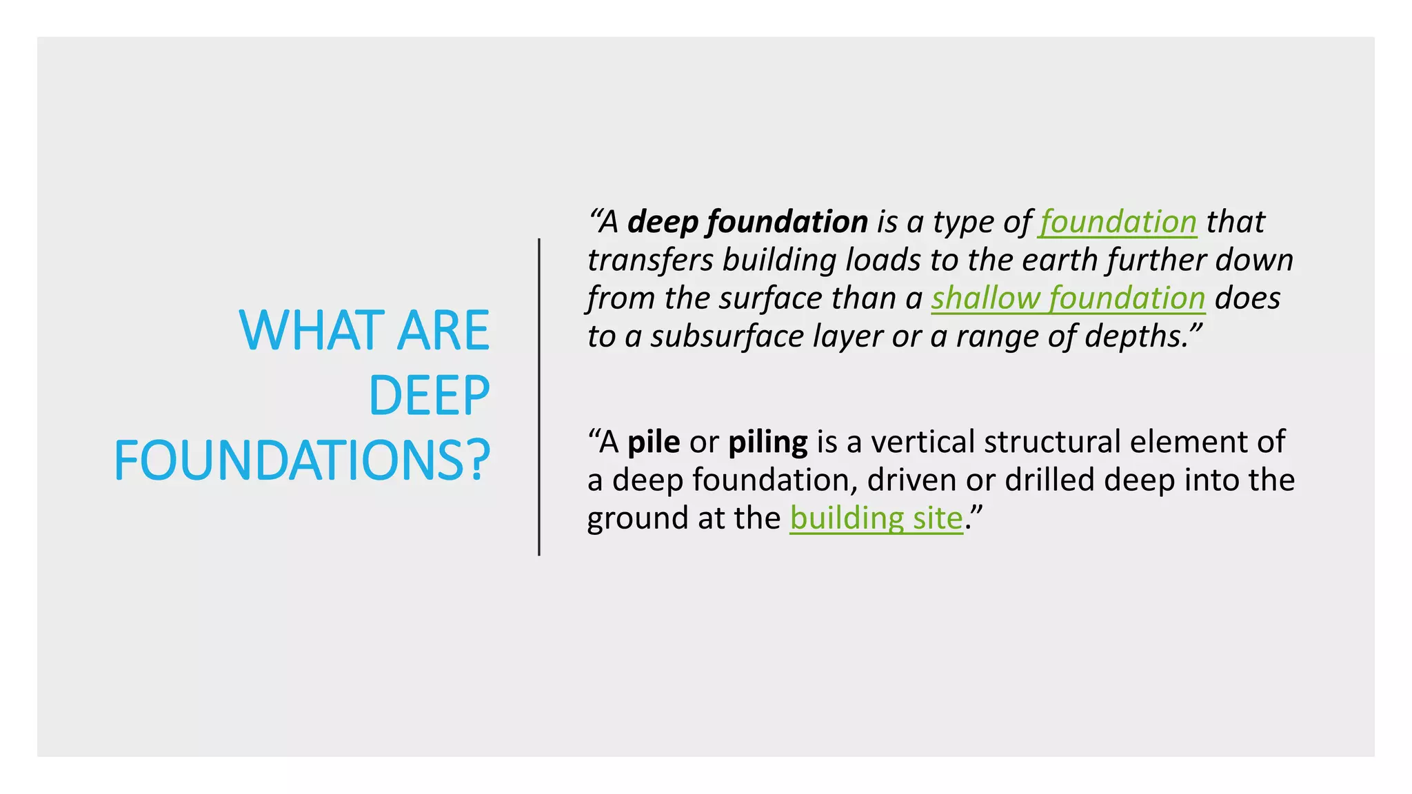 Pile foundations Case Study Delhi Metro Site Visit | PPTX