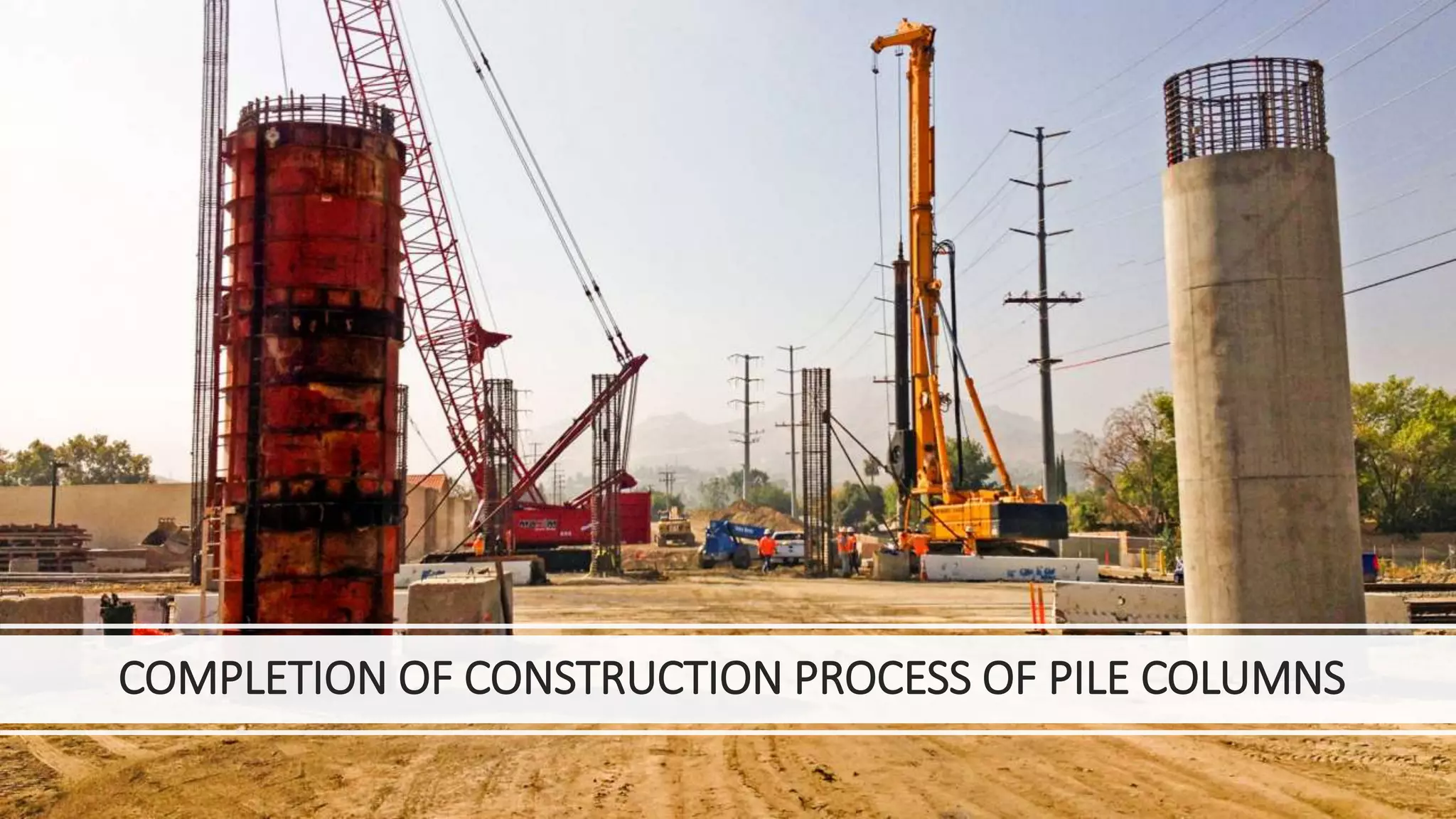 Pile foundations Case Study Delhi Metro Site Visit | PPTX
