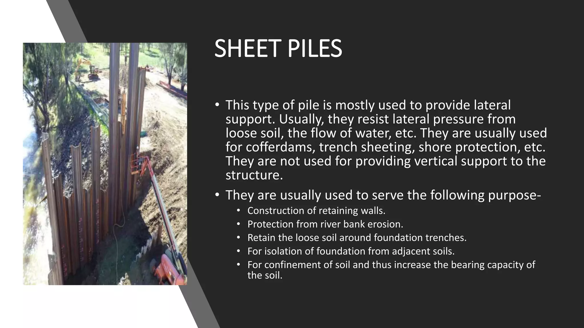 Pile foundations Case Study Delhi Metro Site Visit | PPTX