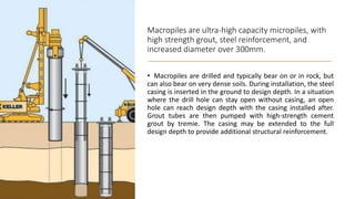 Pile foundations Case Study Delhi Metro Site Visit | PPTX