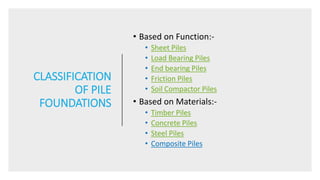 Pile foundations Case Study Delhi Metro Site Visit | PPTX