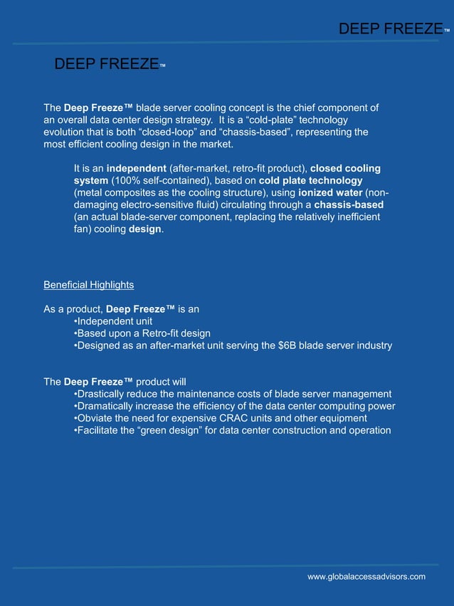 Deep Freeze - Design | PDF