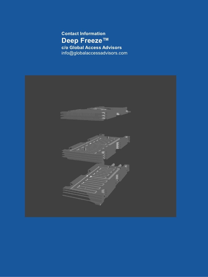 Deep Freeze - Design