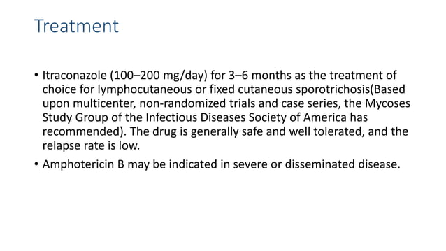 Deep fungal infection.pptx | Skin and Dermatology | Diseases and Conditions