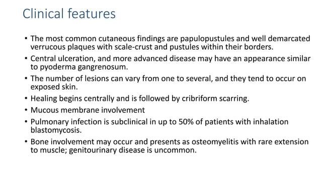 Deep fungal infection.pptx | Skin and Dermatology | Diseases and Conditions