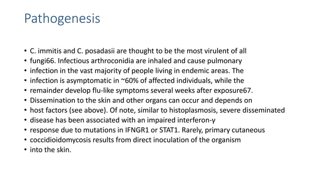 Deep fungal infection.pptx | Skin and Dermatology | Diseases and Conditions
