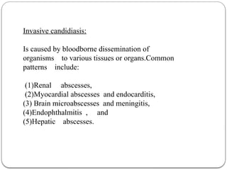 DEEP FUNGAL INFECTIONS-Candida, Aspergillus | PPTX
