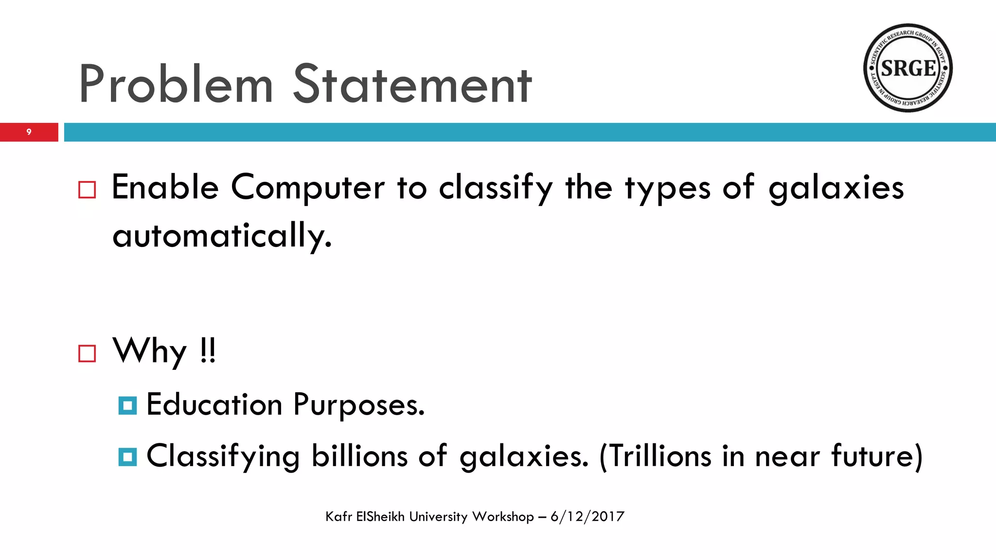 Deep galaxy classification of galaxies based on deep convolutional neural networks | PPT
