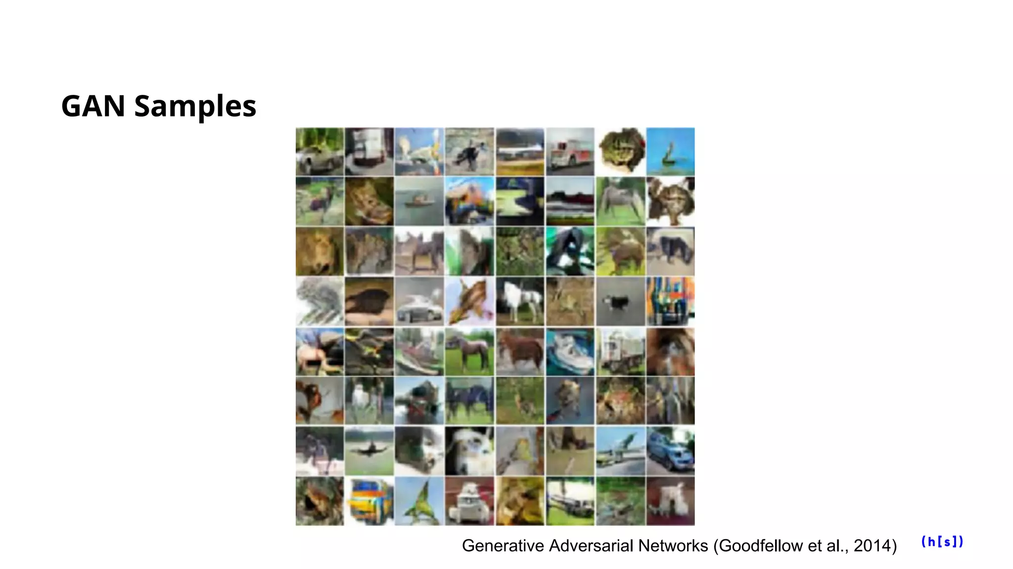 Deep Generative Modelling (updated) | PPT