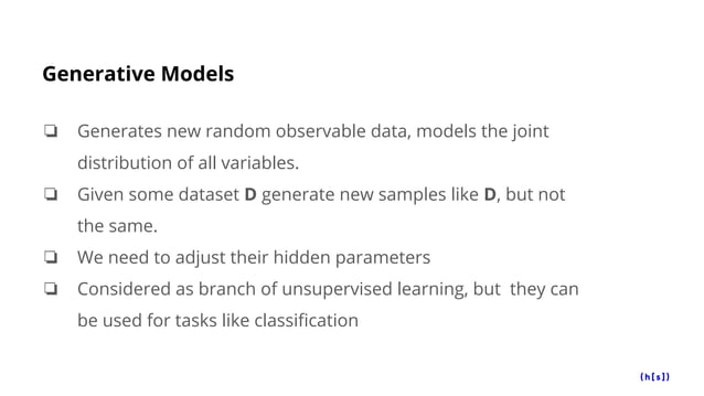 Deep Generative Modelling (updated) | PPT