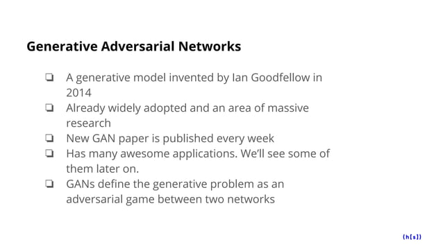 Deep Generative Modelling (updated) | PPT