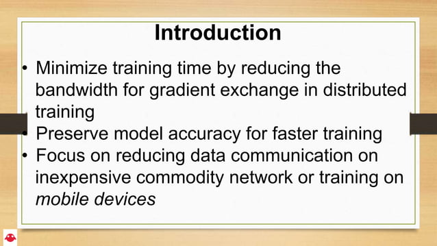 Deep gradient compression | PPT