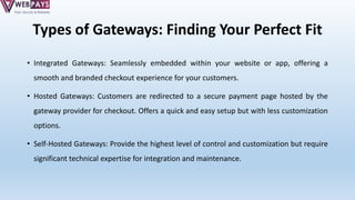 Deep Guide To Payment Gateway Integration | PPT