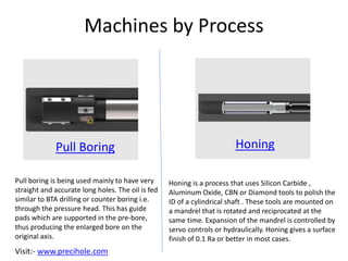 Deep hole drilling | PPTX