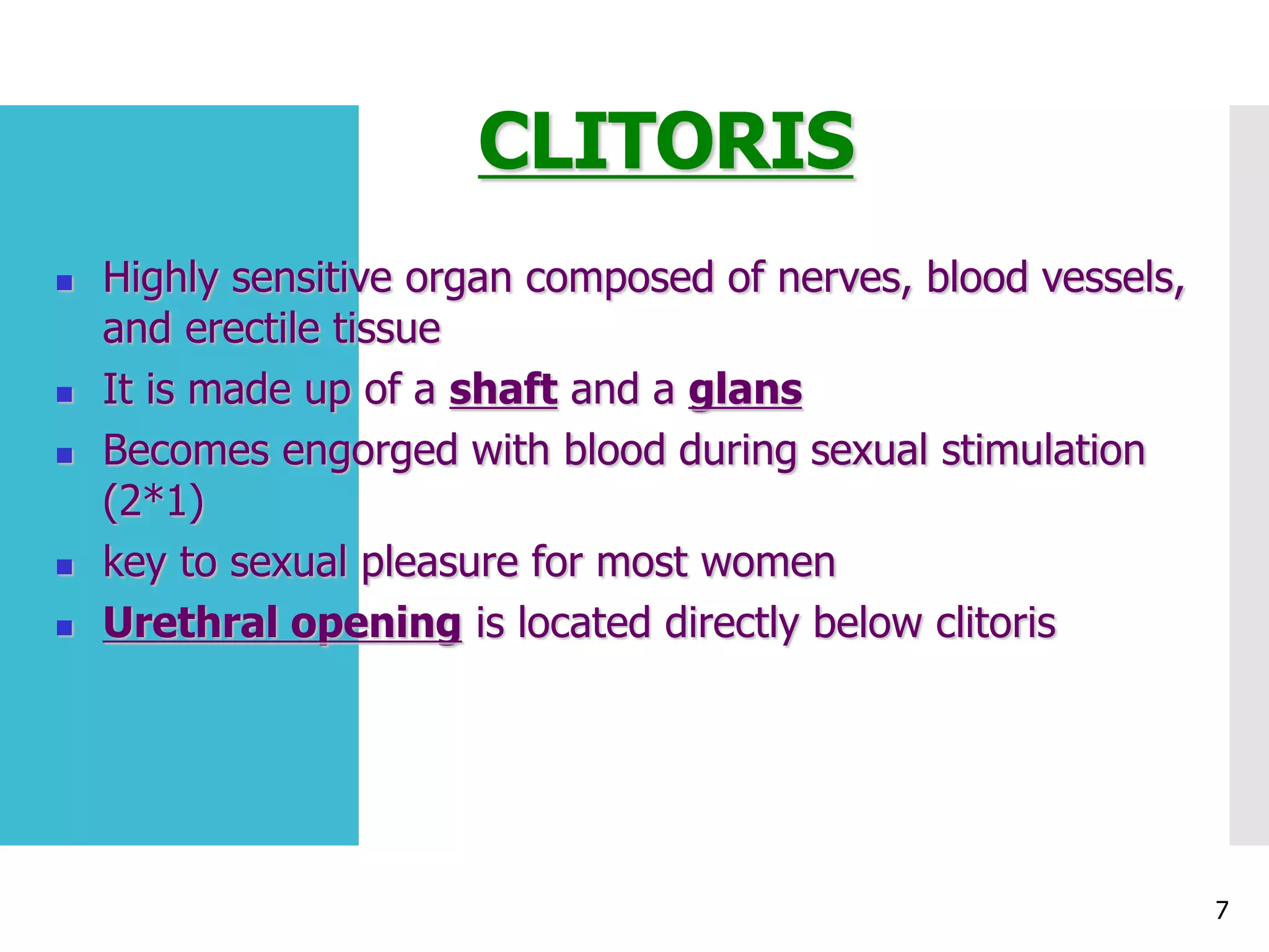 ANATOMY OF FEMALE REPRODUCTIVE SYSTEM | PPTX