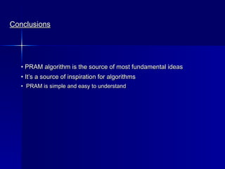 PRAM algorithms from deepika | PPS | Computing | Technology & Computing