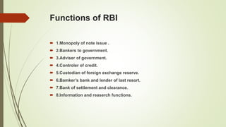ROLE OF SEBI AND RBI IN FRAMING AND ENFORCING ACCOUNTING REGULATION IN ...