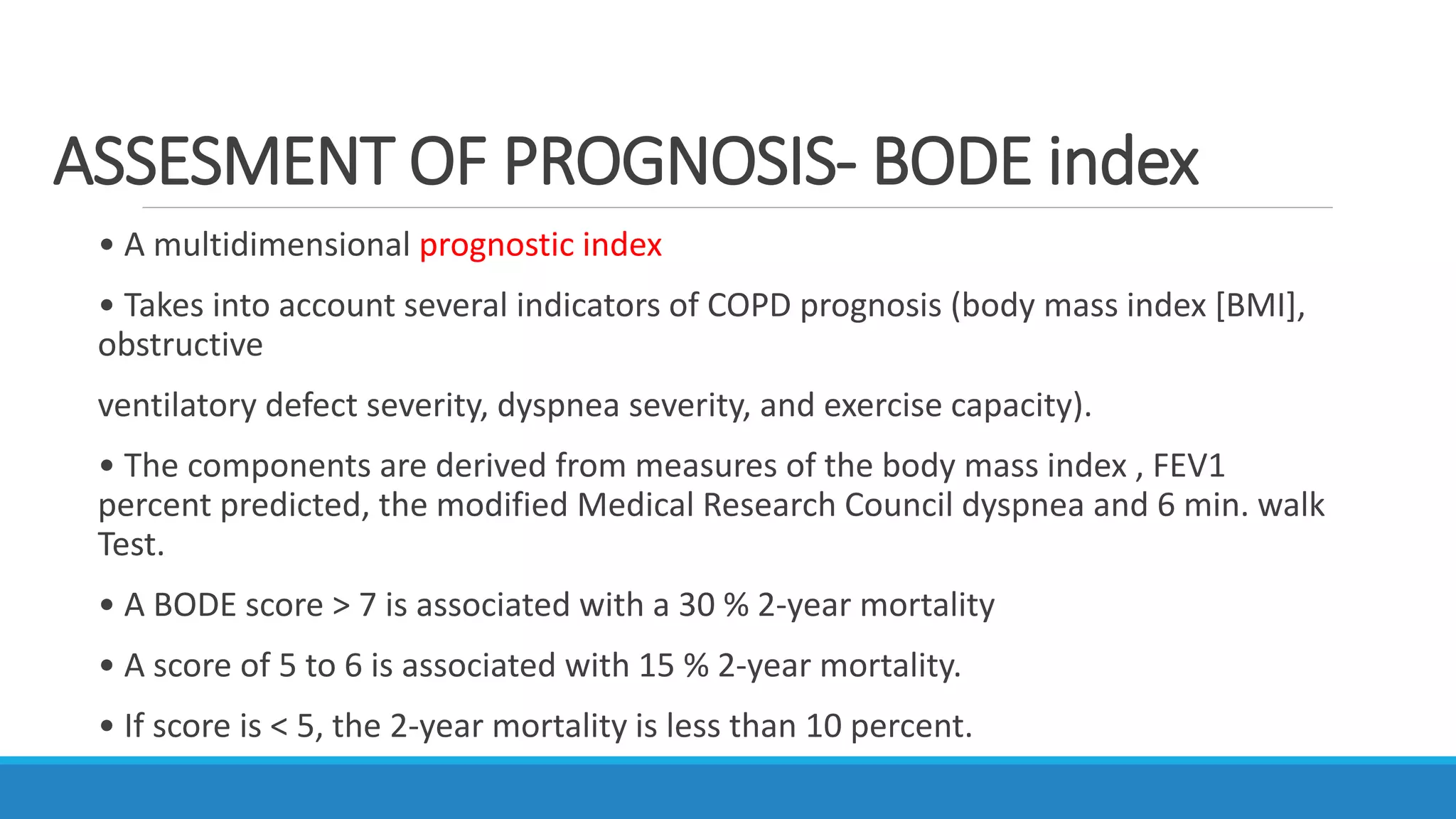 CHRONIC OBSTRUCTIVE PULMONARY DISEASE | PPTX