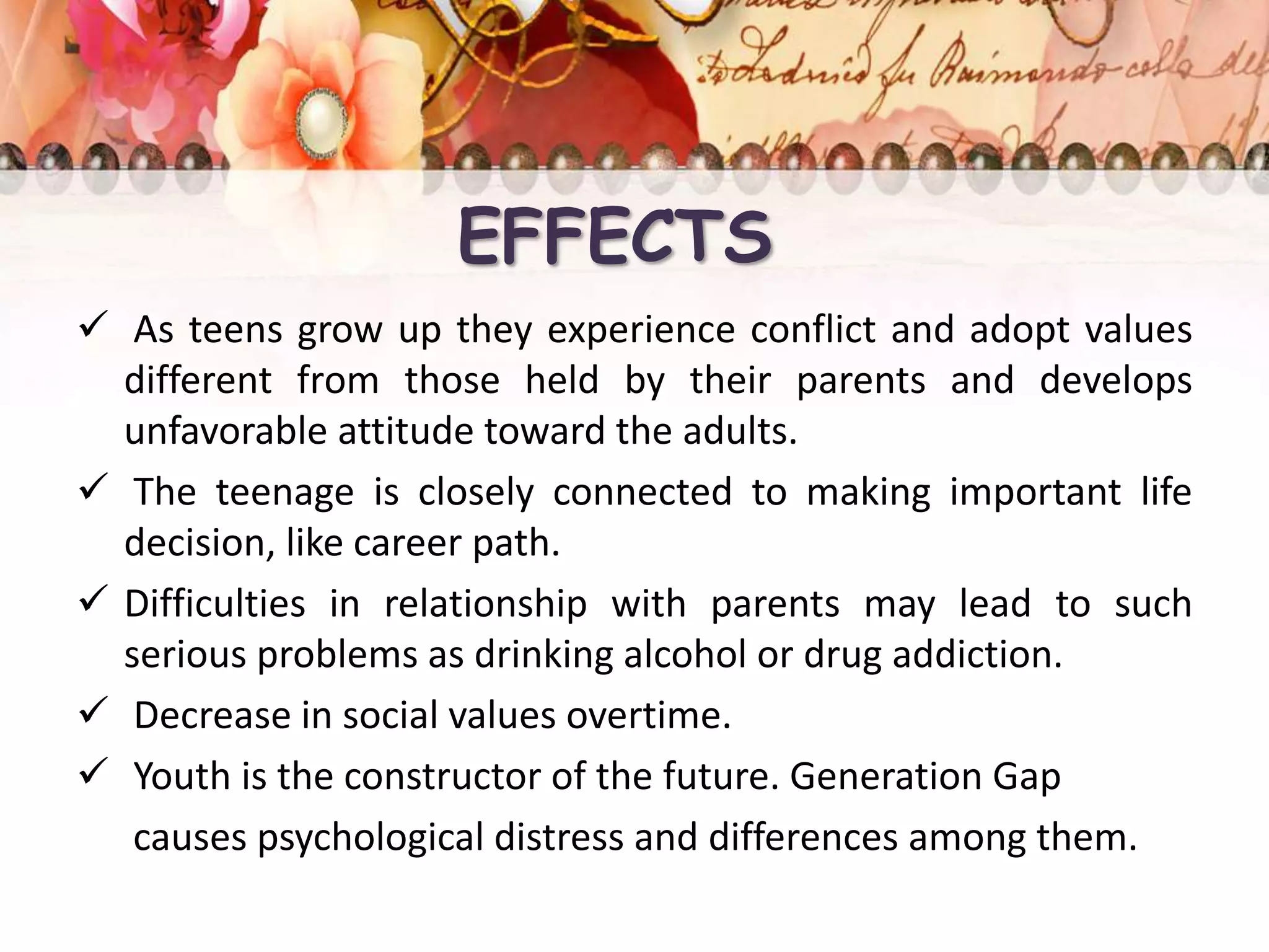 THE GENERATION GAP | PPTX